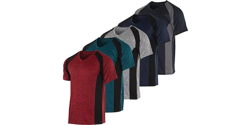 (5PK) Men's Dry-Fit Performance T-Shirts