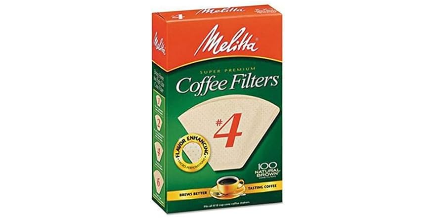 Melitta #4 Cone Coffee Filters