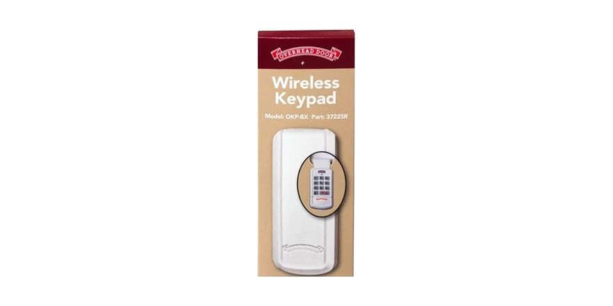 Overhead Door Wireless Garage Door Opener Keypad