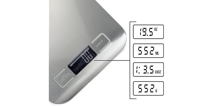 Stainless Steel Digital Kitchen Scale