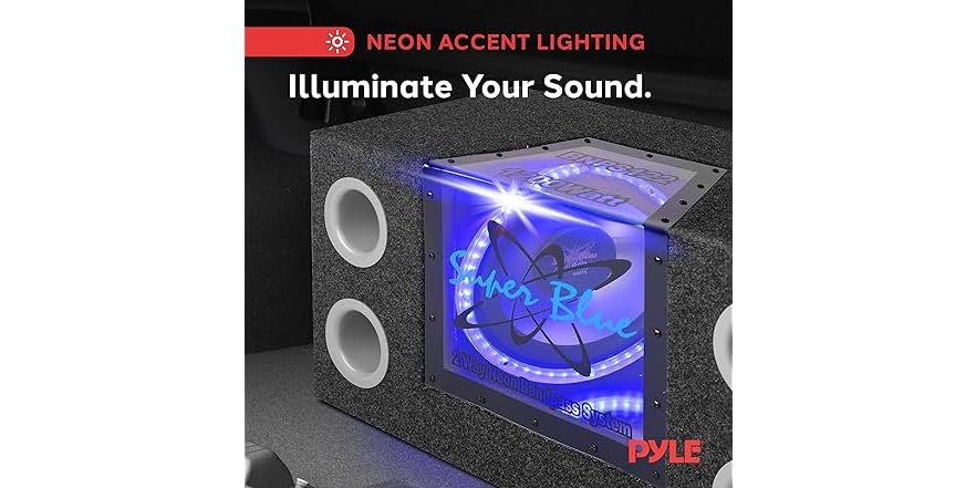 (NEW) Pyramid 12" 1200W Car Audio Subwoofer