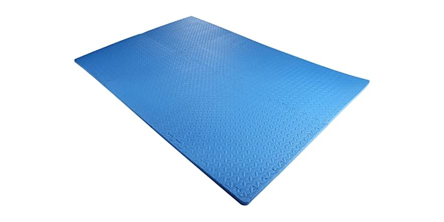 BalanceFrom Puzzle Exercise Mat Tiles (Blue)