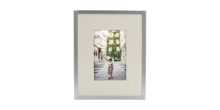 Melannco Wire Photo Frame 4x6" Silver