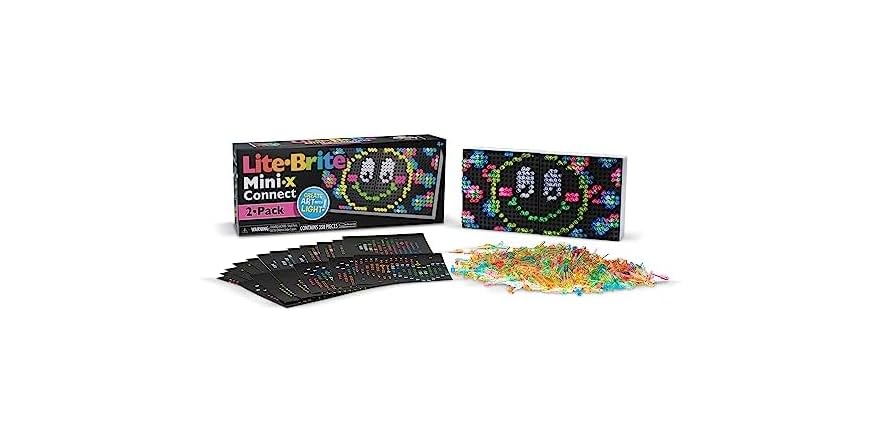 Lite Brite Mini-X Connect 2 Pack