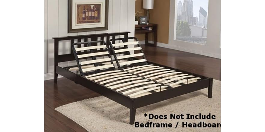 Ergo-Pedic Head Up Bed Frame Support System - Queen