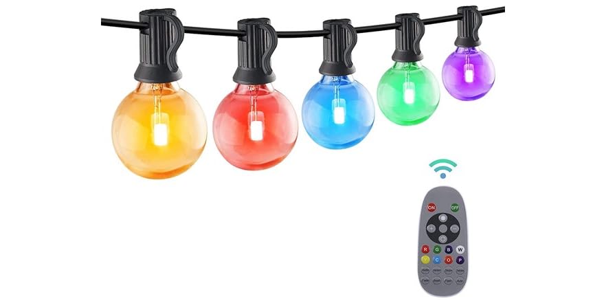Outdoor Remote Controlled String Lights