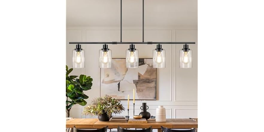 Dining Room Light Fixture Over Table, 5-Light Kitchen