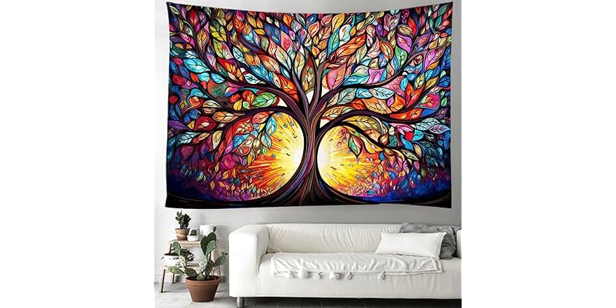 Tree of Life Mural Wall Hanging Decor