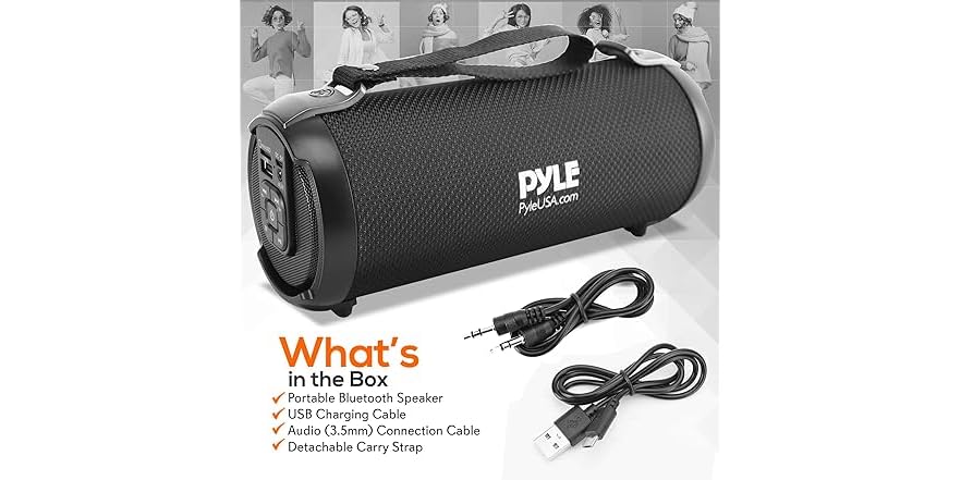 Pyle Wireless Portable Bluetooth Speaker