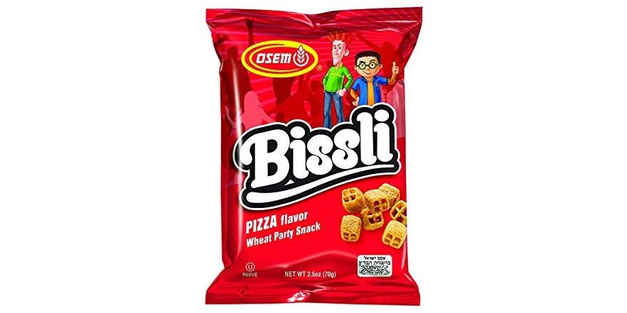Osem Bissli Pizza Flavored Crunchy Wheat Snack, 10pk