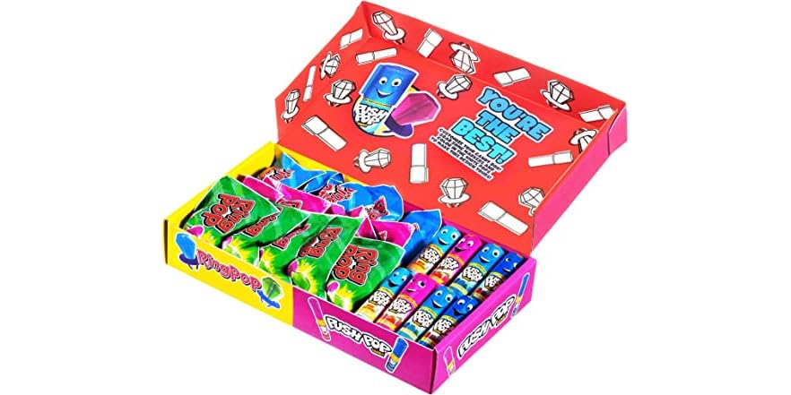 Ring Pop Push Pop Candy Gift Box