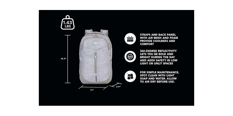 High Sierra Swerve Pro, Silver Heather