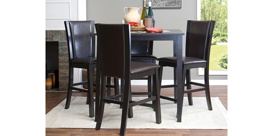 5PC Wing Counter Dining Set