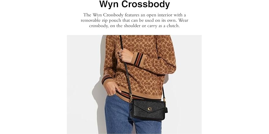 Coach Leather Wyn Crossbody