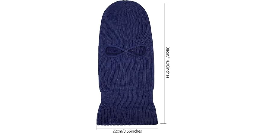 2-Hole Knitted Ski Mask (2 Pack)