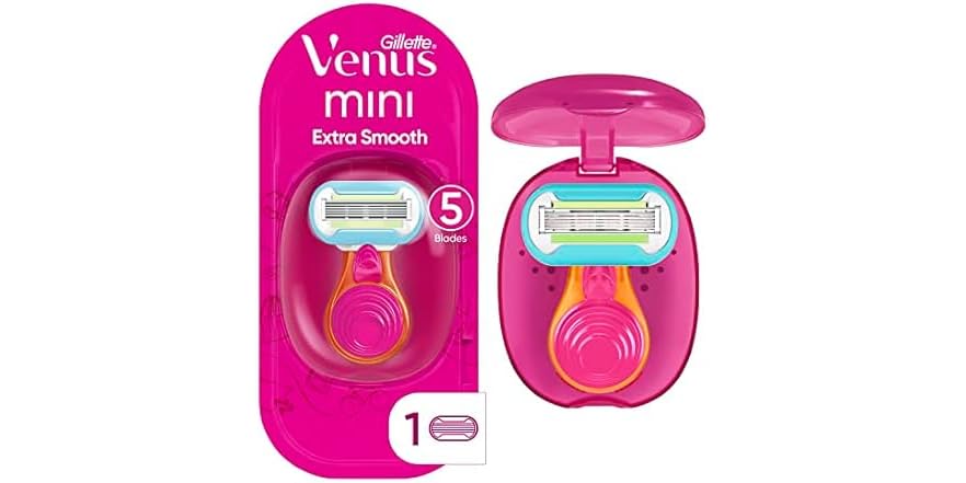 Gillette Venus Snap Cosmo Pink with Extra Smooth Women's Razor