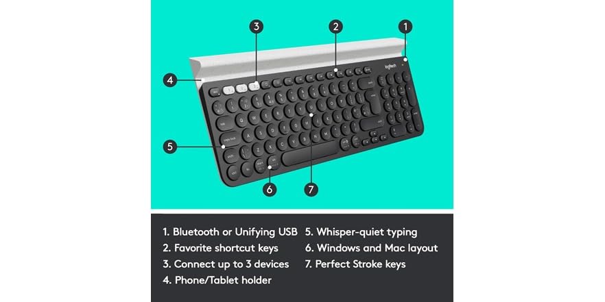 Logitech K780 Multi Device Wireless Keyboard