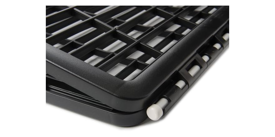4 Panel Plastic Play Pen - Black