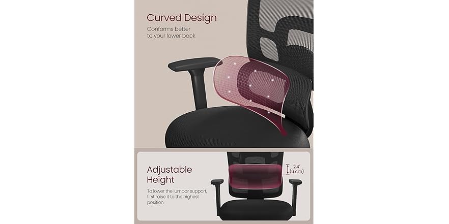 VASAGLE Ergonomic Office Chair