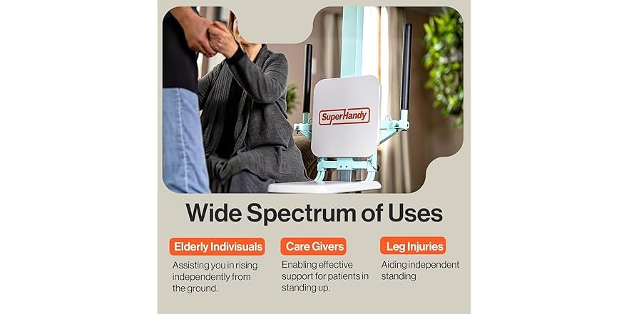 SuperHandy GoRise Electric Floor to Chair Lift