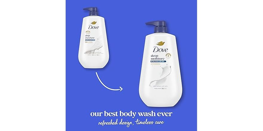 Dove Body Wash Deep Moisture for 24hr Lotion-Sof