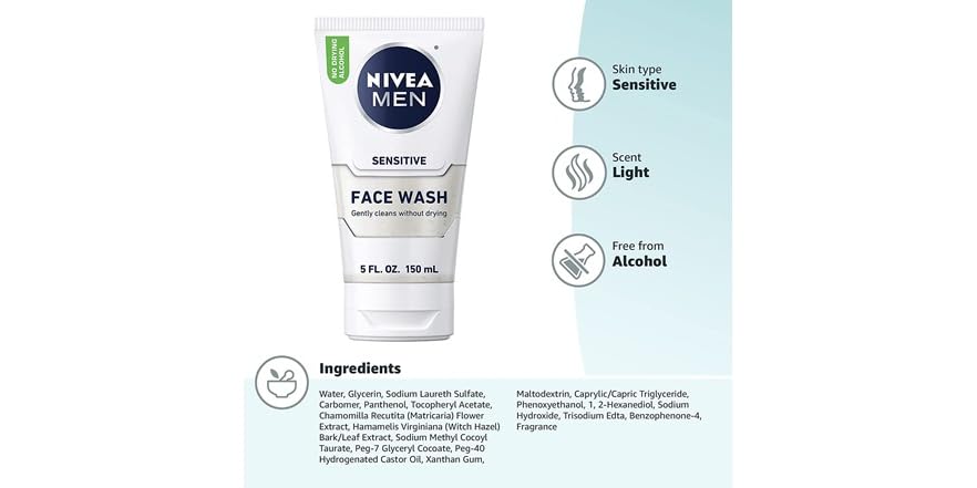 Nivea Men Sensitive Face Wash