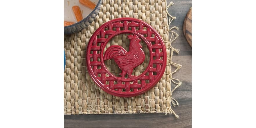 Cast Iron Rooster Trivet