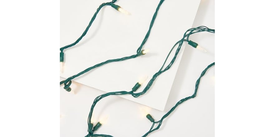 Bethlehem Lights Mini Faceted 17' Bat LED Light Strand