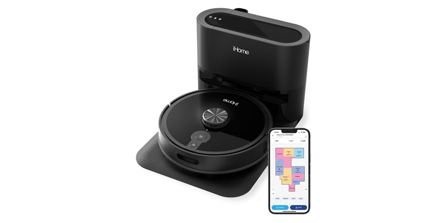 (NEW) iHome Nova S1 Pro Robot Vacuum