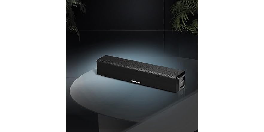 Wohome Small Sound Bars for TV, 50W 16-Inch Ultra Slim Mini (Open Box)