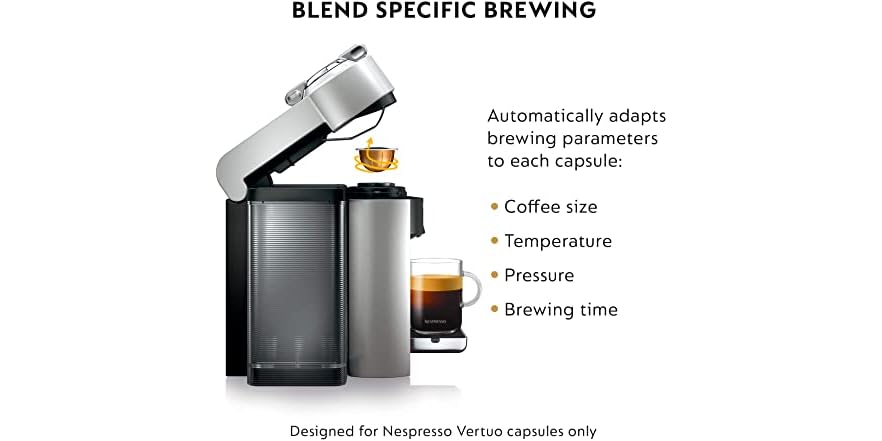 De'Longhi ENV135S Nespresso Vertuo Coffee and Es (Open Box)