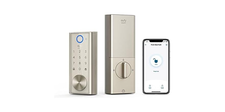 Eufy B0967V8WWX eufy Security S230 Smart Lock Touch & Wi-Fi, (Open Box)