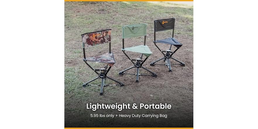 ARROWHEAD OUTDOOR Swivel Hunting Stool
