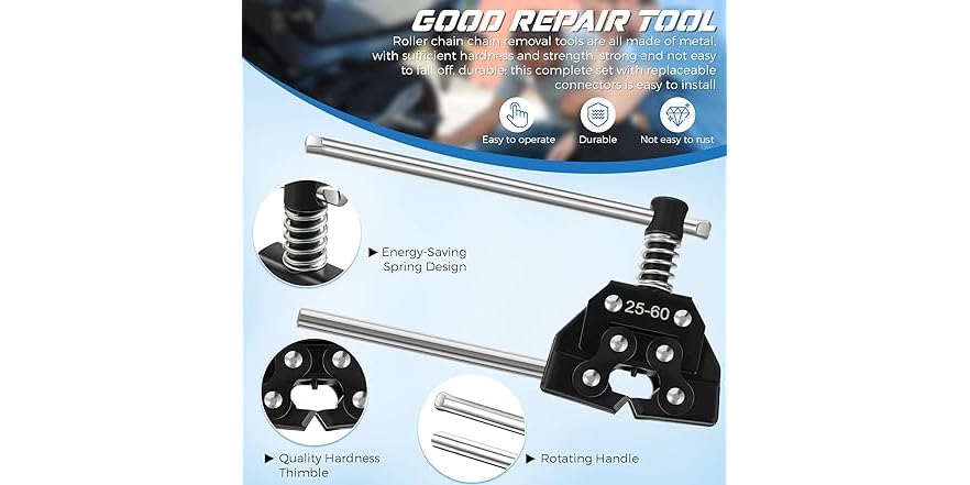 13 Pieces Roller Chain Disassembly Kit