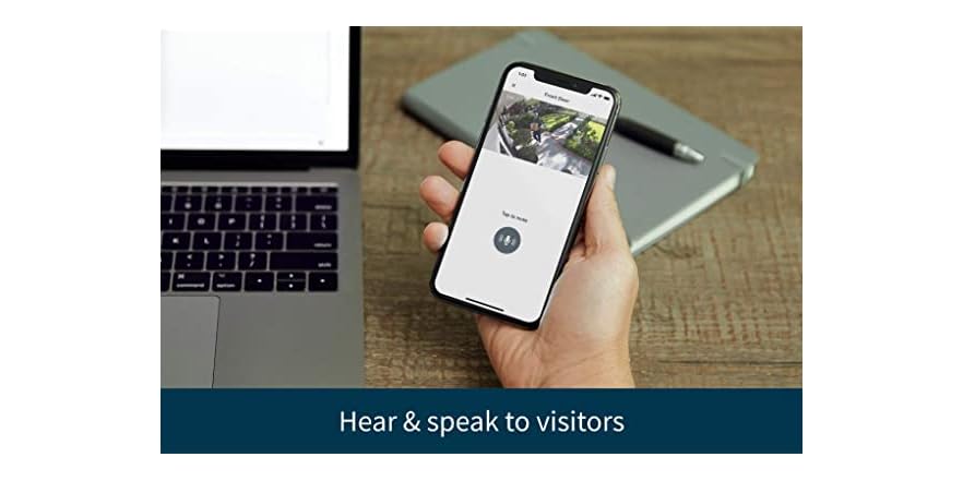 Arlo Essential Spotlight Camera, 3 Pack, Black (Open Box)