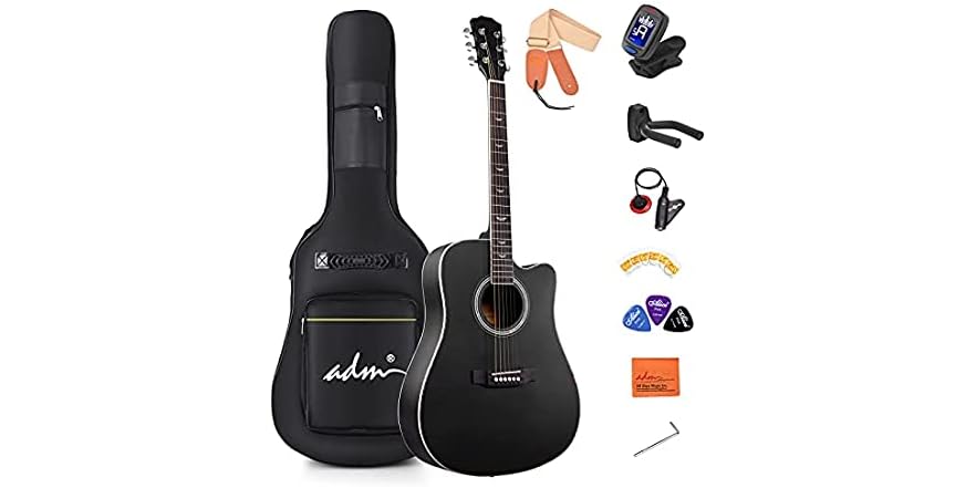 ADM Acoustic Guitar for Beginner Adult, 41 Inch