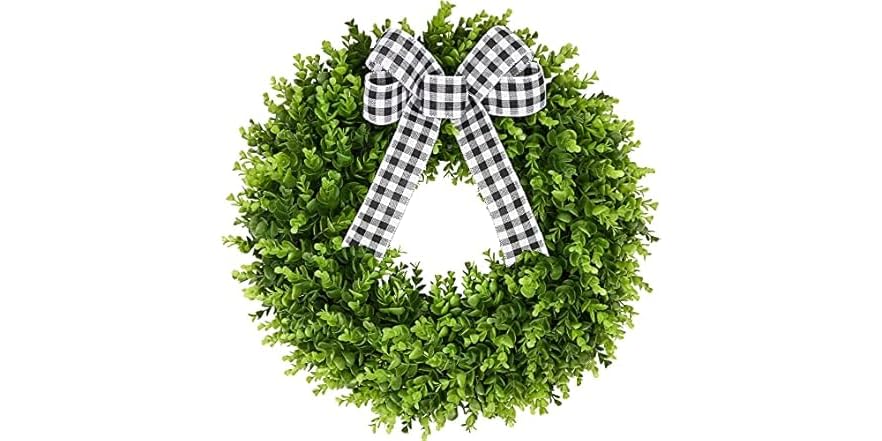 Vlorart 23inch Boxwood Wreath