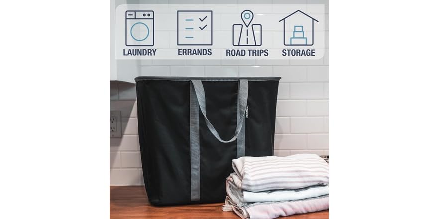 Double Duty 2pk Collapsible Laundry Caddy