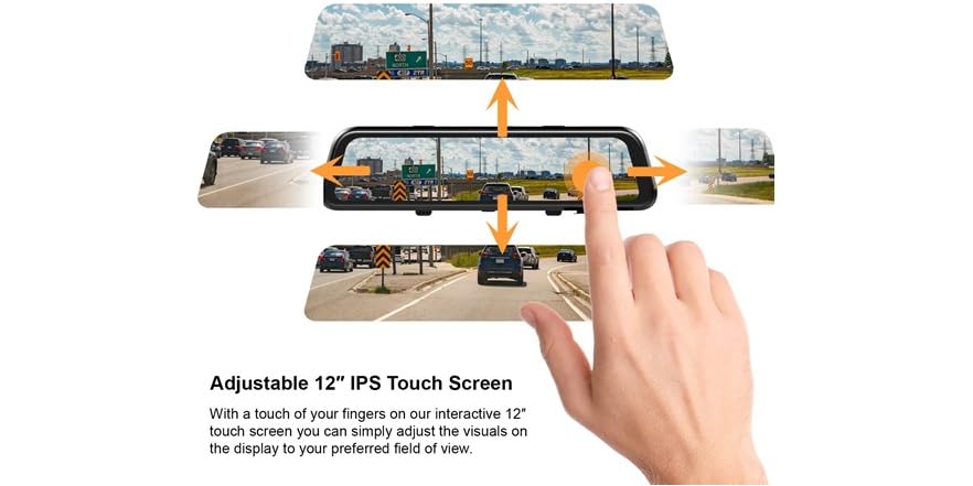 Rexing M1 Pro 2K Dual Mirror Dash Cam