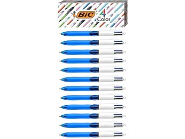 12 PACK BIC 4-COLOR PENS