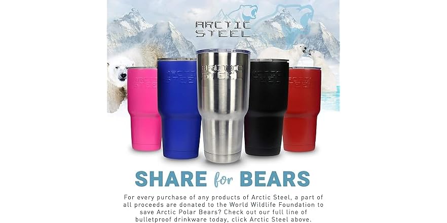 Arctic Steel Vacuum Tumbler 30oz
