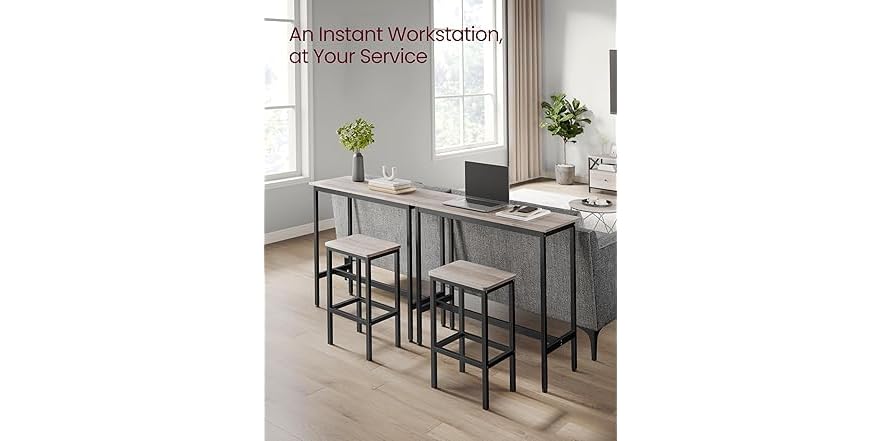 VASAGLE Dining Set Bar Height