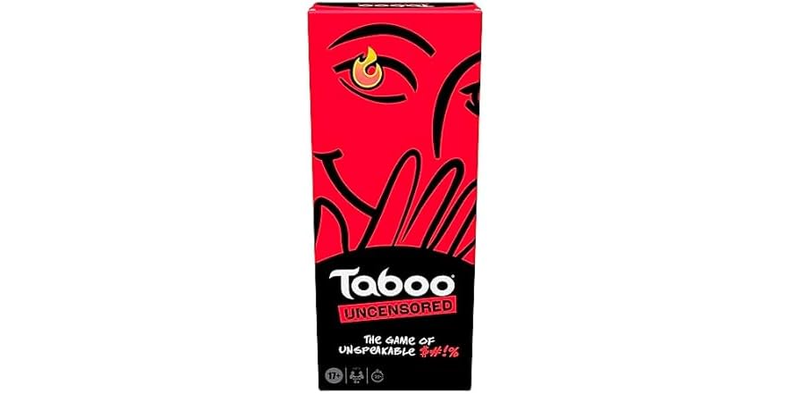 Hasbro Gaming Taboo Uncensored Board Game for Adults Only