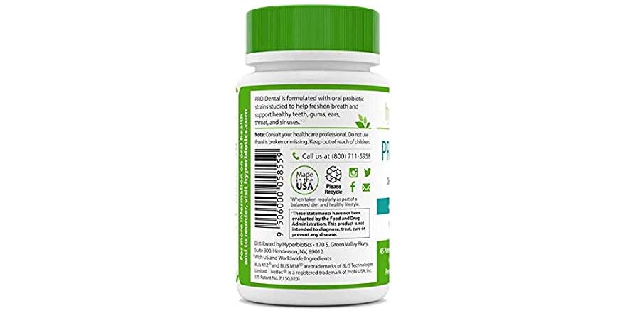 PRO Dental Probiotics for Oral Health