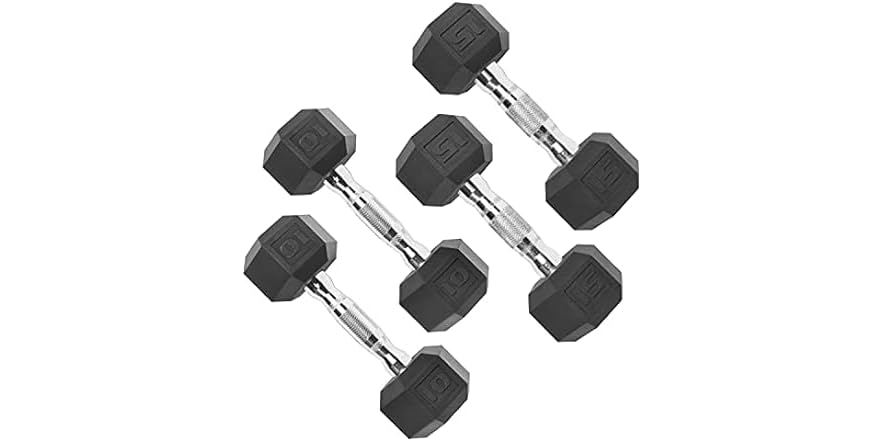 CAP Barbell Coated Hex Dumbbells