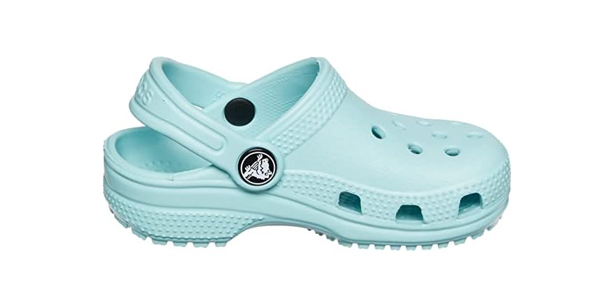 Crocs Kids' Classic Clog , Pure Water, 6 Big Kid