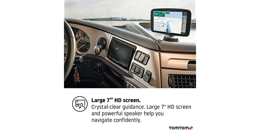 TomTom Truck GPS GO Expert 7in HD Screen