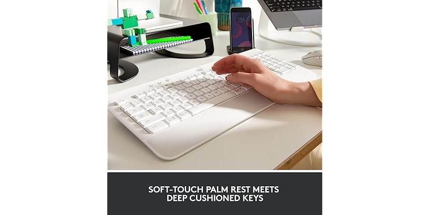 Logitech K650 Wireless Keyboard - Off-White