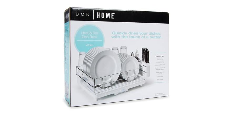 Bon Home Heat & Dry Dish Rack