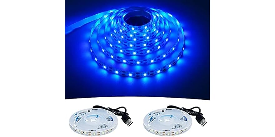 4 Pack LED USB Strip 6.6'